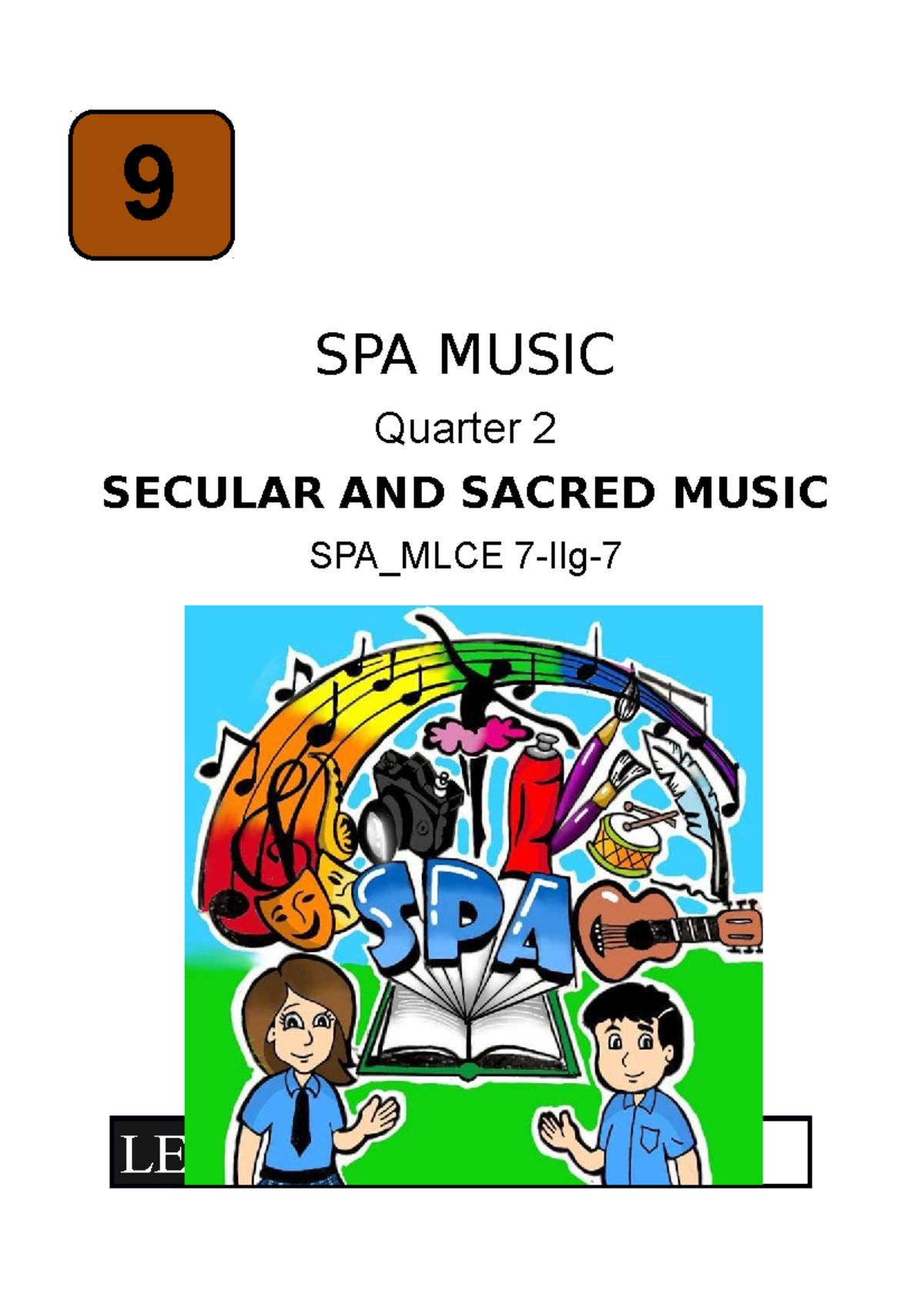 Grade 9 SPA 1: Lesson on Tangible & Intangible Cultural Resources - Studocu