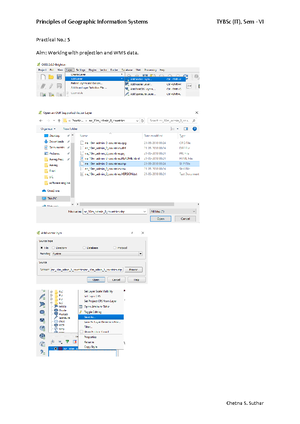 GIS Practical No 1 bscit - Practical No. 1: Aim: Creating and managing vector data: Adding ...
