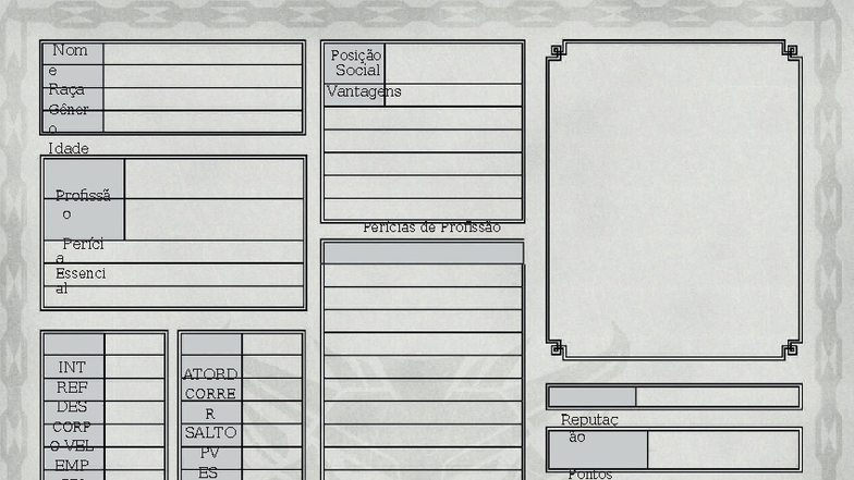 Ficha de Personagem Editável - The Witcher RPG (INT 32) - Studocu