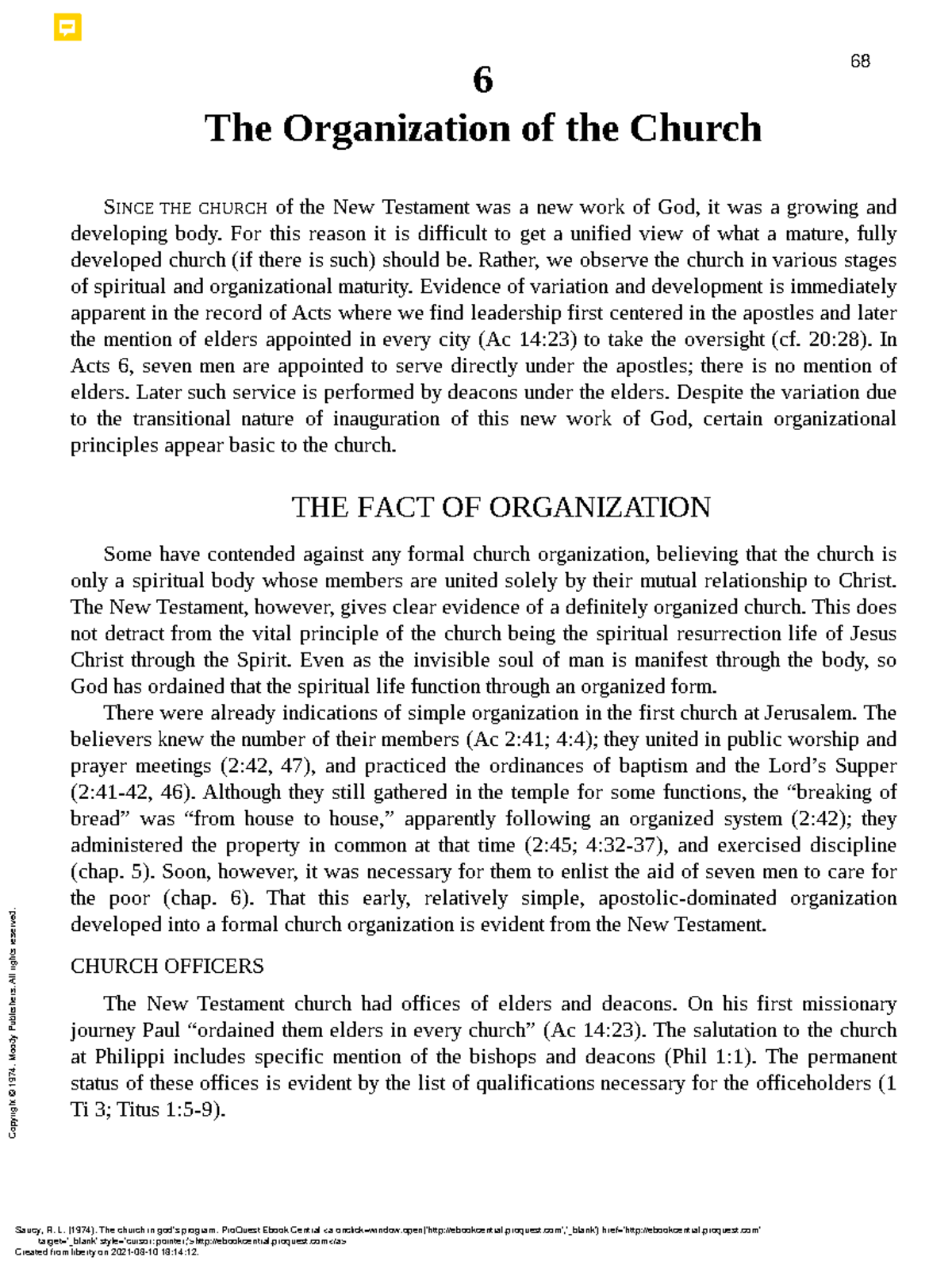 Church Discipline and Its Practice in the New Testament Context - 6 The ...