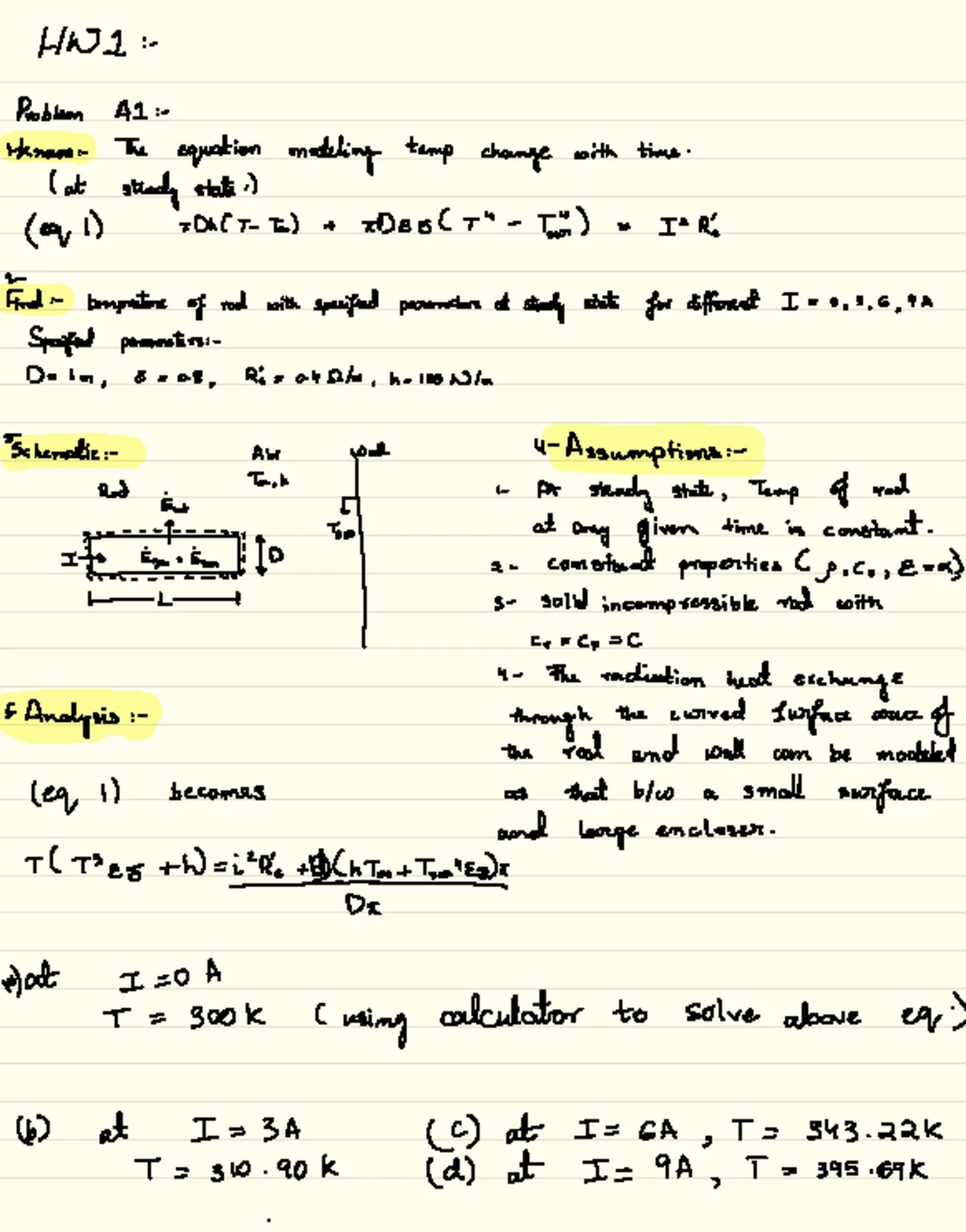 Review Problems - Array of Fins - ME3345 Fall 2021 Review Problems ...