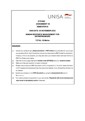 [Solved] Induction is described as the final step in the - Entrepreneurial skills (ETP2602 ...