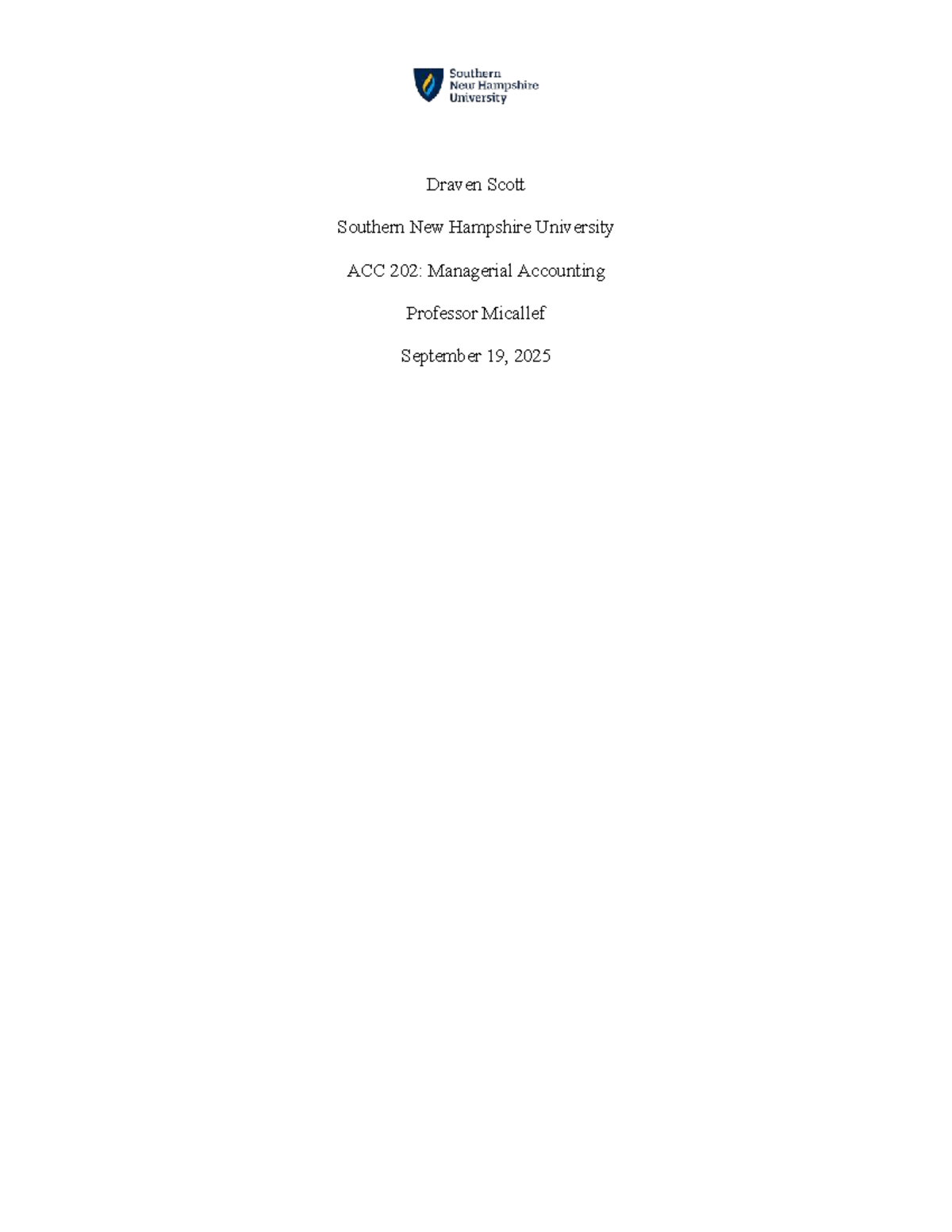 ACC 202: Managerial Accounting Case Study on Nike, Inc. - Studocu