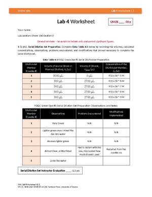 Lab 3 Worksheet v4 - 1 (1 pts). Reactant Volume and Mass. Data Table 3 ...