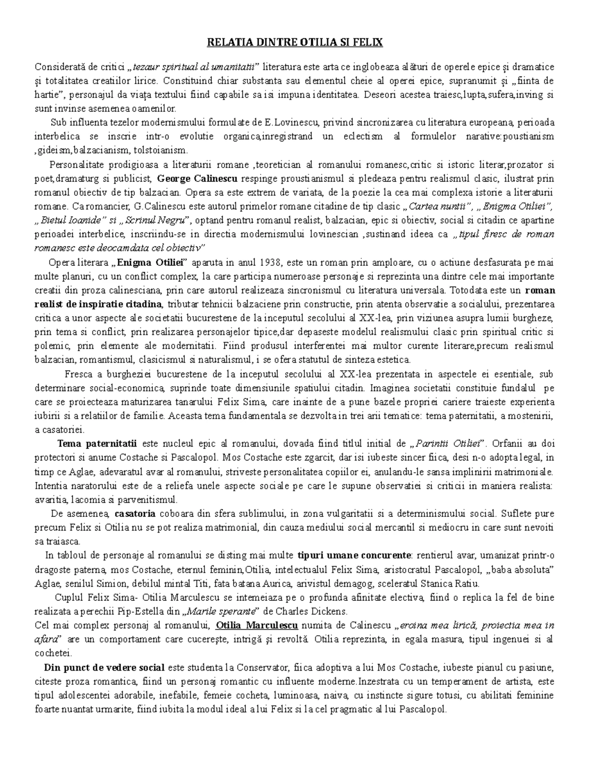 14b. Morometii - caracterizare - Caracterizare Ilie Moromete ...