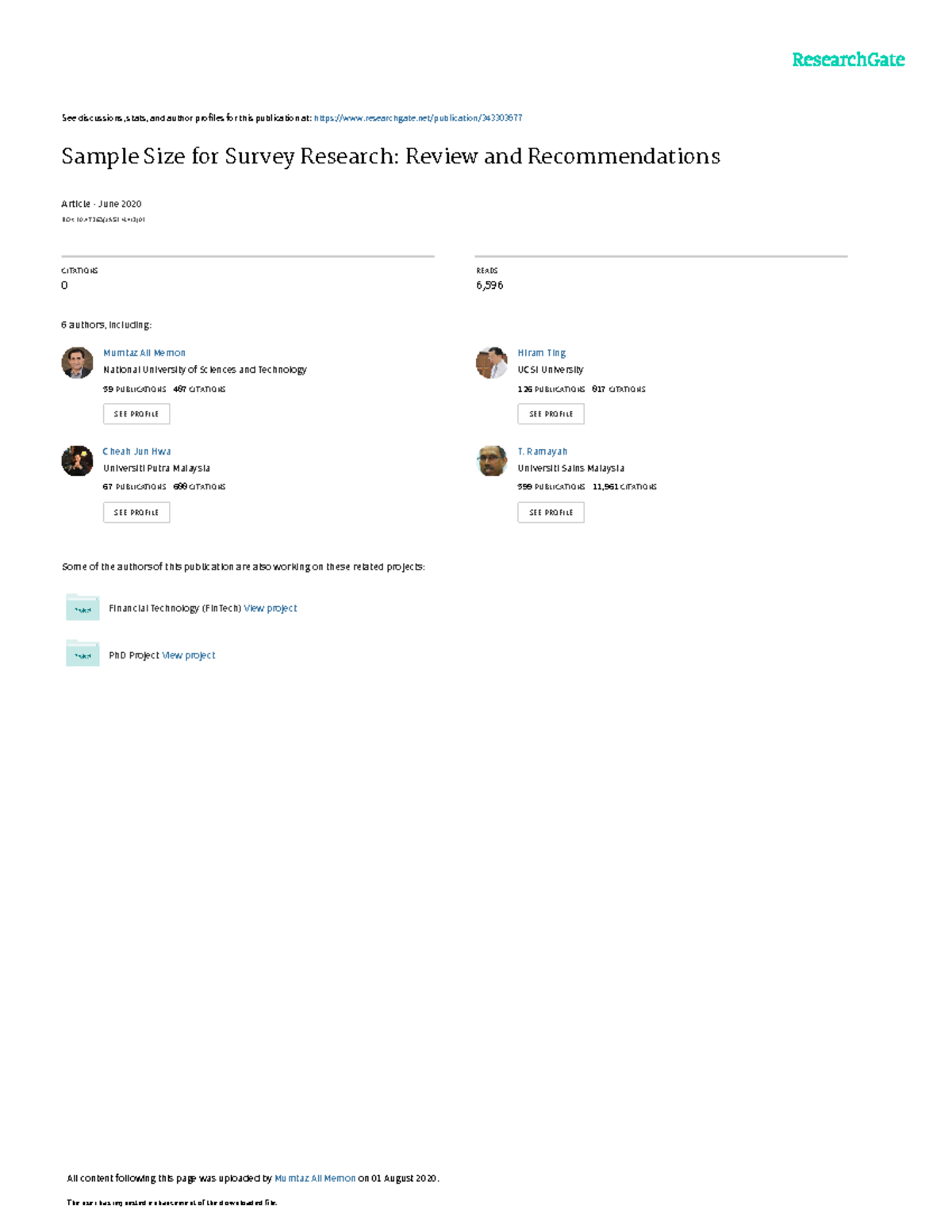 Sample Size Considerations in Survey Research: Key Guidelines & Tips ...