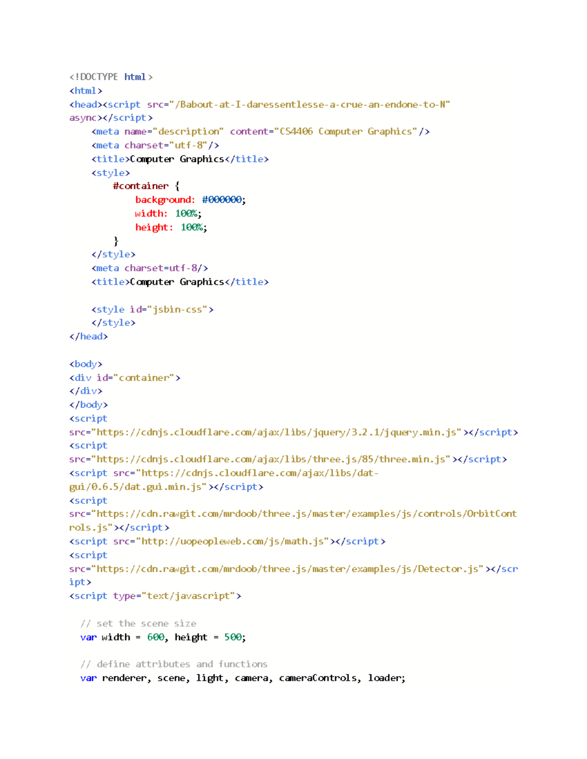 CS 4406 unit 6 Assign