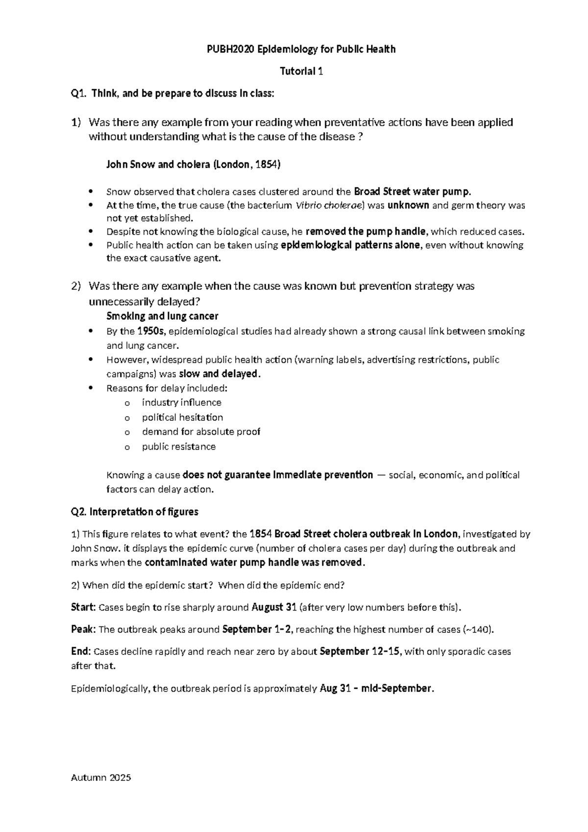 PUBH2020 Epidemiology for Public Health Tutorial 1: Figures & Tables ...