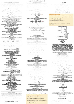 Cheat sheet actually - math's revision - Relation VS function Domain ...