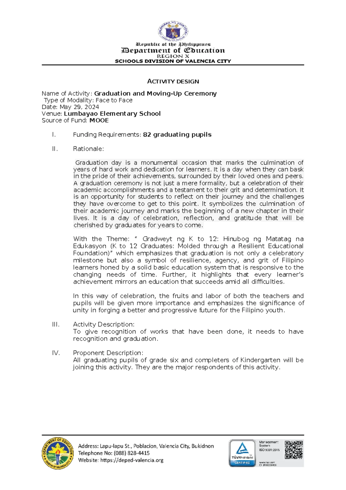 DepEd Project Development Officer I - Youth Formation Coordinator ...