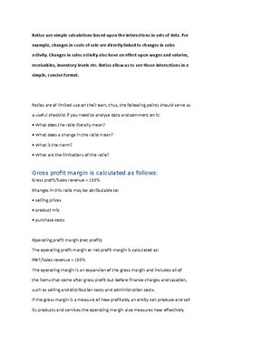 MA-2 Formula Sheet Summary for ACCA Exam Preparation - Studocu