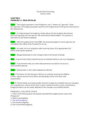 Chapter 03 THE Government Accounting Process - CHAPTER 3 THE GOVERNMENT ...