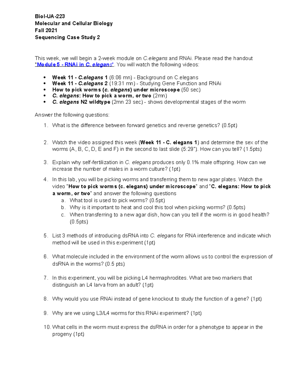 Case Study - researches macromolecules and the macromolecular processes ...