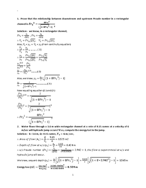 Notes of Hydraulics by Sumit Paudel (NEC) - N E NAME: Sumit paudel STD ...