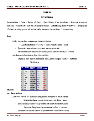 Machine Learning Concepts: Units & S Algorithm (CS101) Notes - Studocu