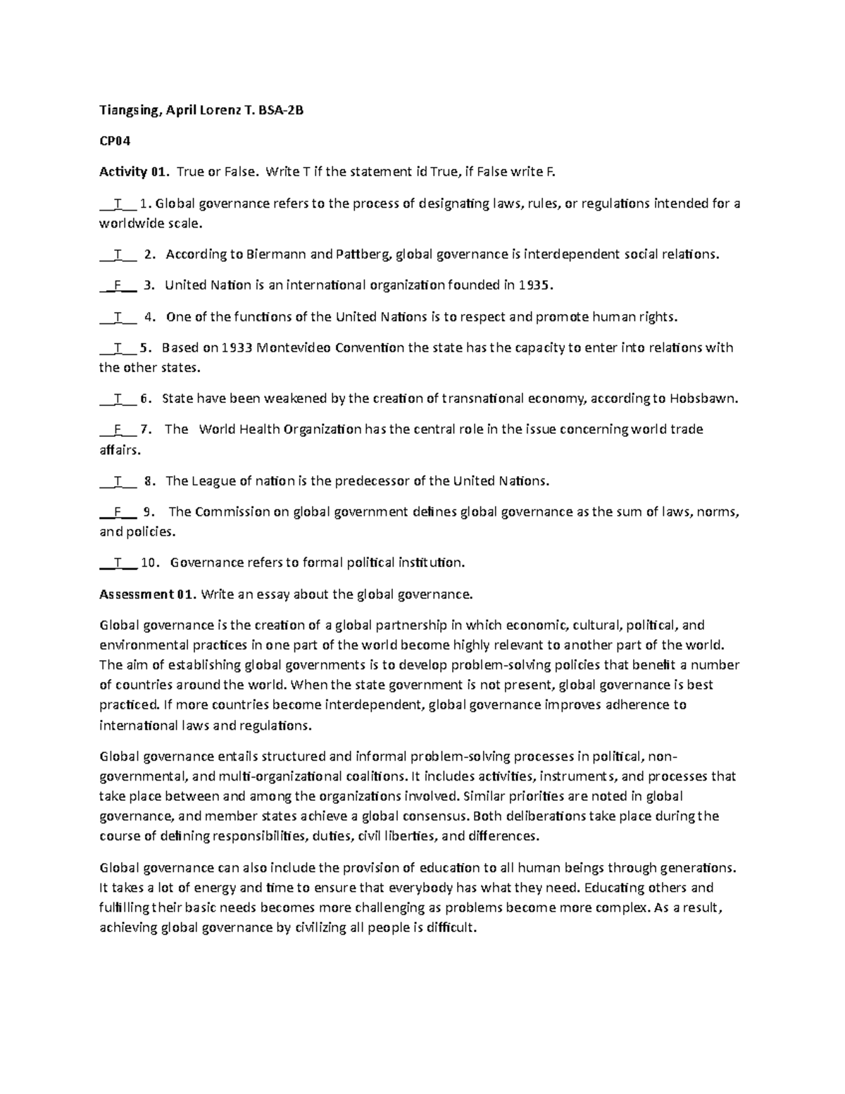 CP04 CW Activity^ 0Assessment Tiangsing - Tiangsing, April Lorenz T ...
