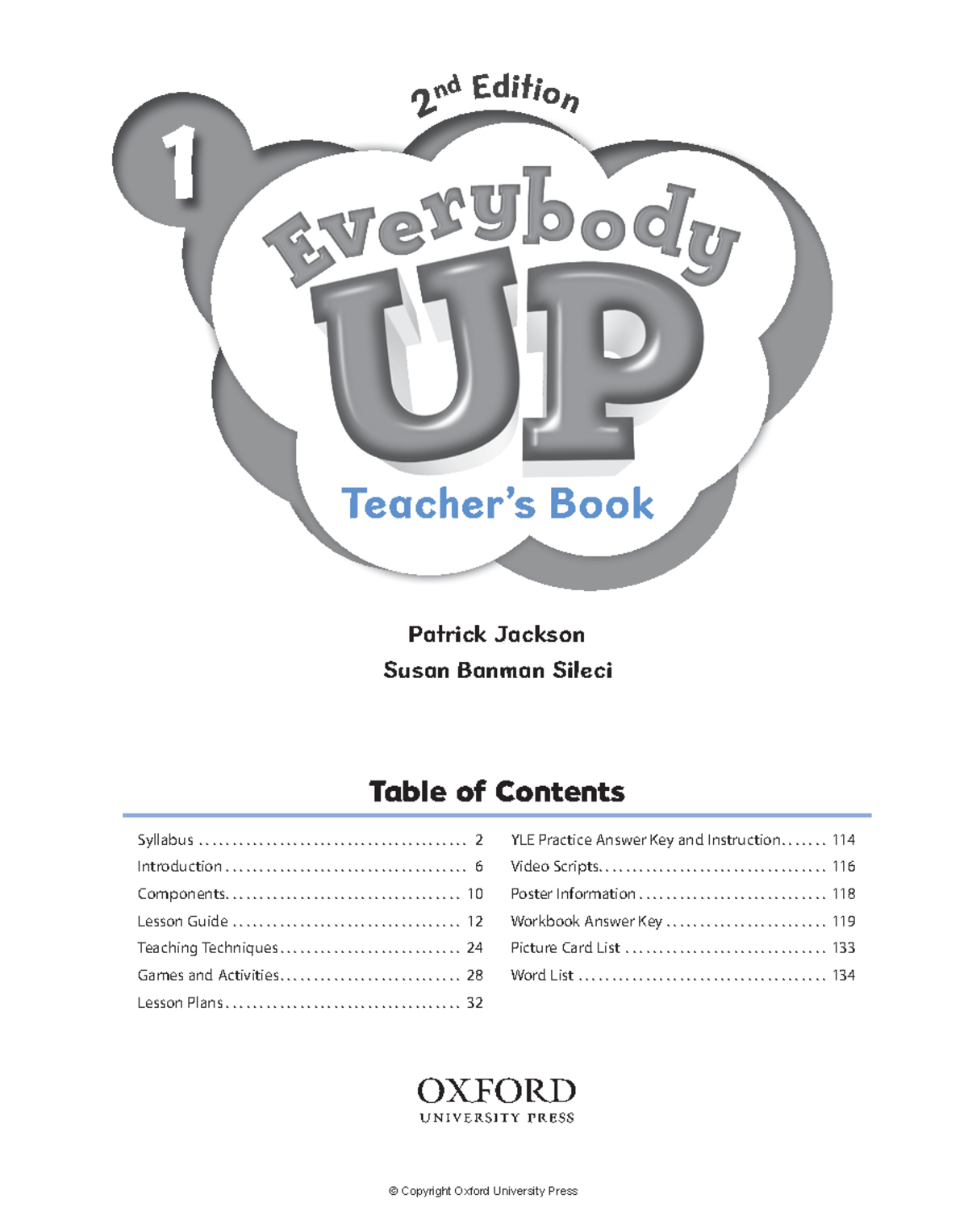Everybody Up 2ed 1 Teacher's Book Overview and Lesson Guide - Studocu
