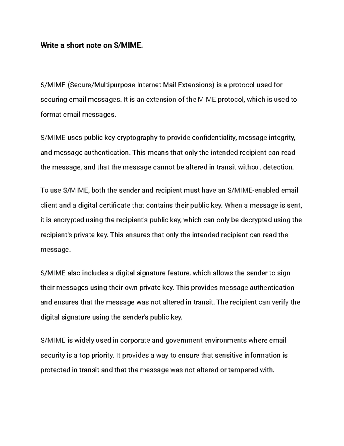 How the messages are generated and transmitted in pretty good privacy ...