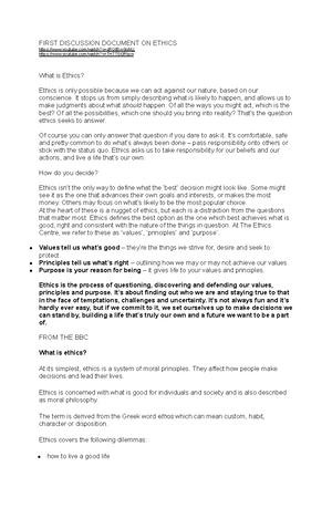 Ethics Notes - MAJOR ETHICAL ISSUES IN ENTREPRENEURSHIP ETHICAL ISSUE ...