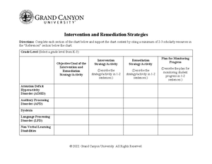 Clinical Field Experience A - 1 Tatum Anderson ECE- 400 Professor ...