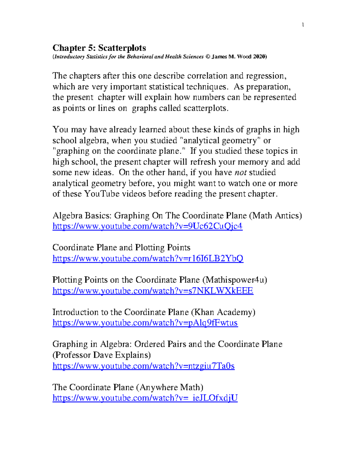 Finding the Equation of a Line: Standardized and Unstandardized Methods - Chapter 5 ...