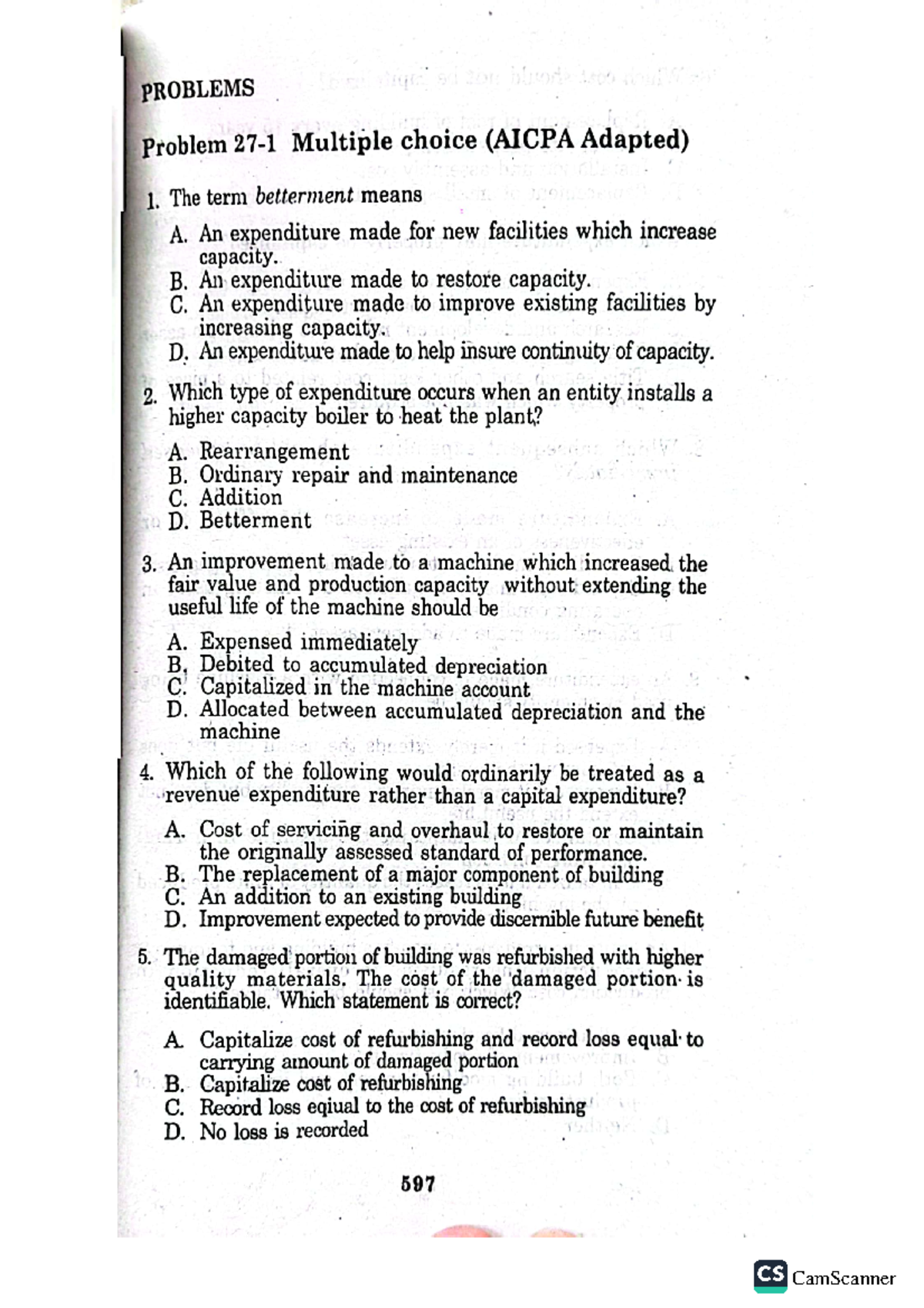 Valix IA1 2024 Machinery Expenditure Analysis & Cost Capitalization - Studocu