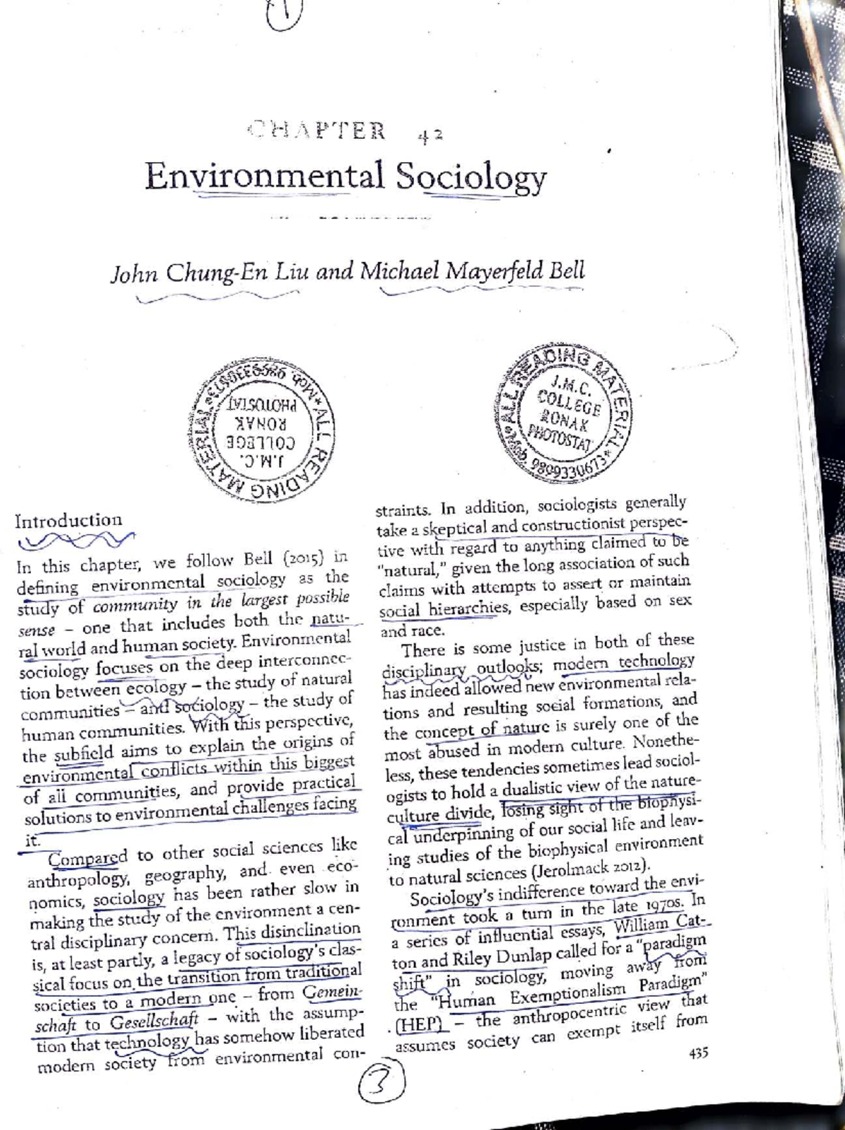 CHAPTER 42: Environmental Sociology Insights by John Liu & Michael ...