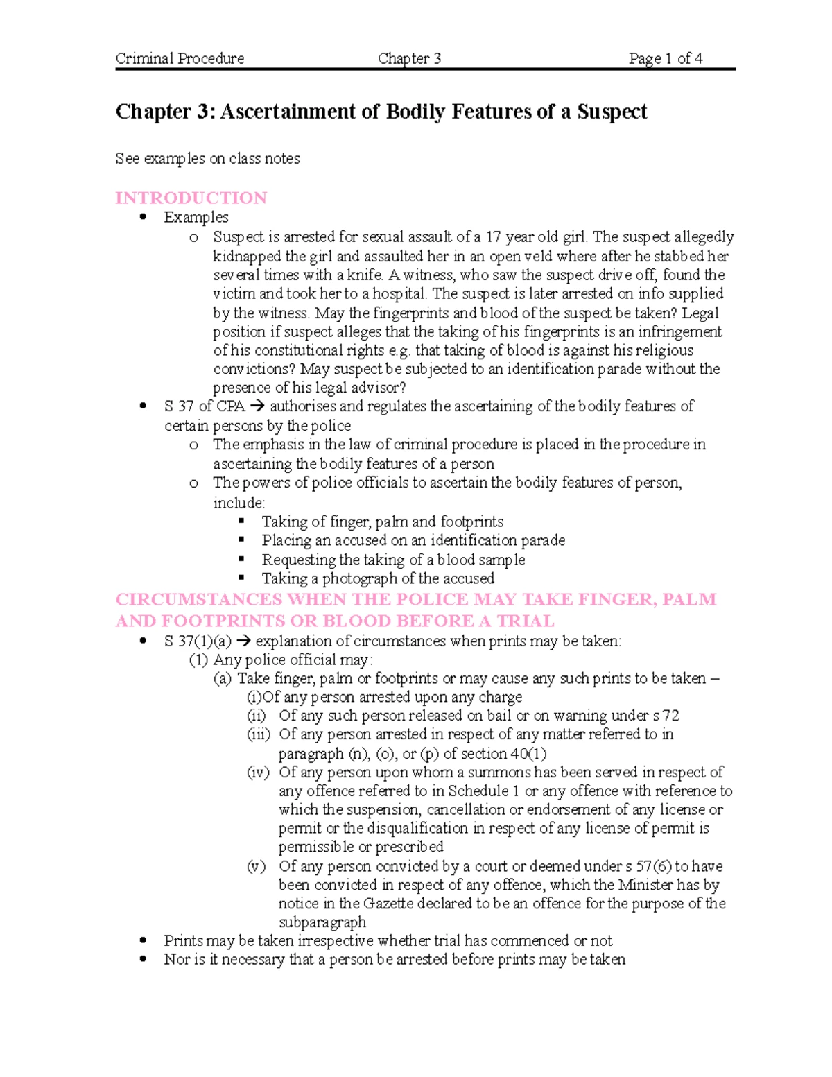 Procedure for Requesting a Police Docket: Formal Request Guide - Studocu