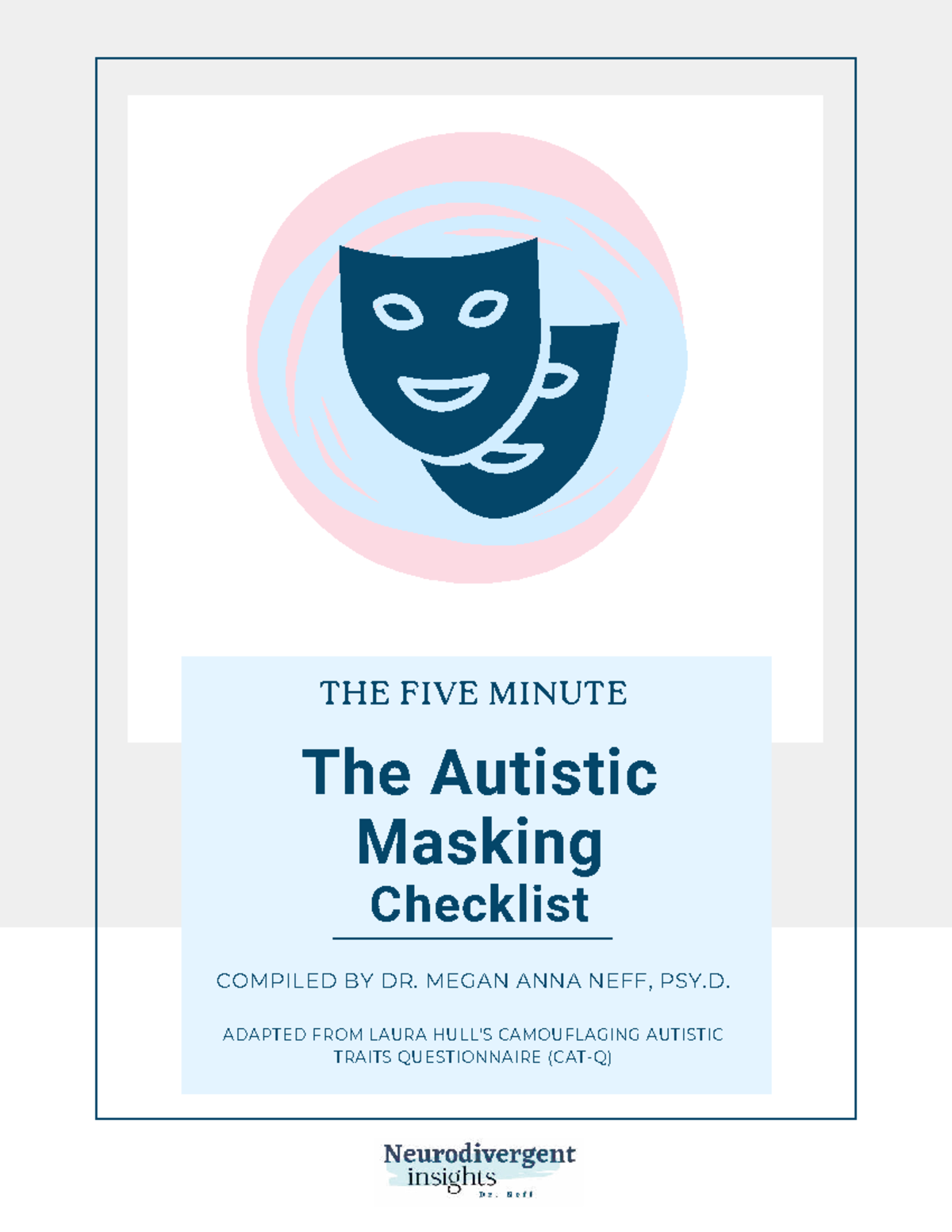 The Autistic Masking Checklist: Insights on Camouflaging Traits - Studocu