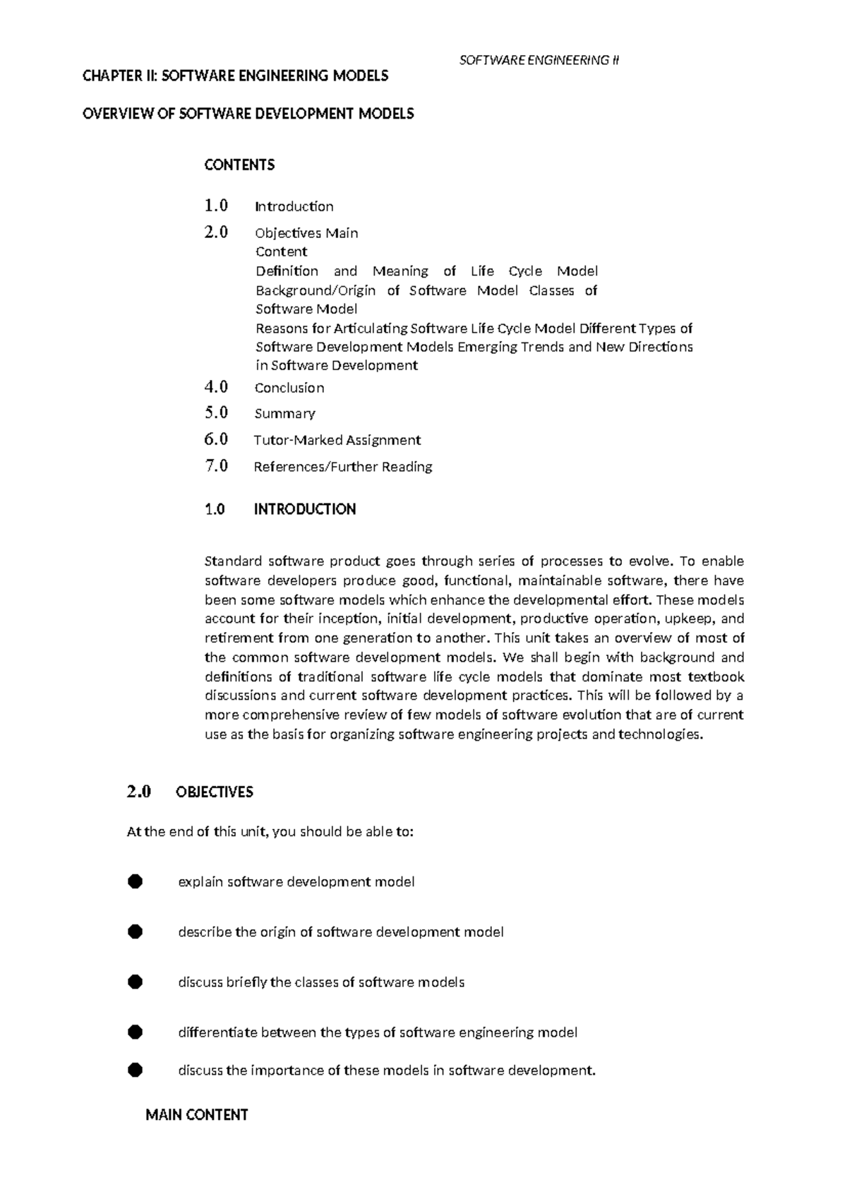 Chapter II - Software Development Tools - CHAPTER ii: SOFTWARE ...