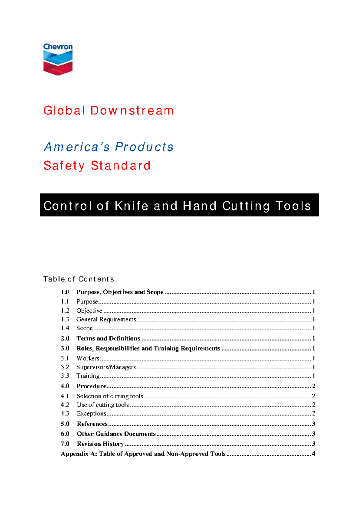 Global Downstream Products SWP: Knife and Hand Cutting Tools Guide ...