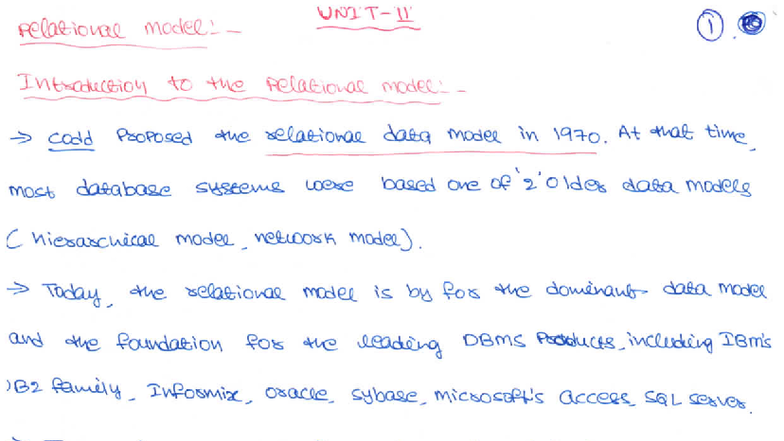 DBMS UNIT 2 Notes - Understanding Database Management Systems - Studocu
