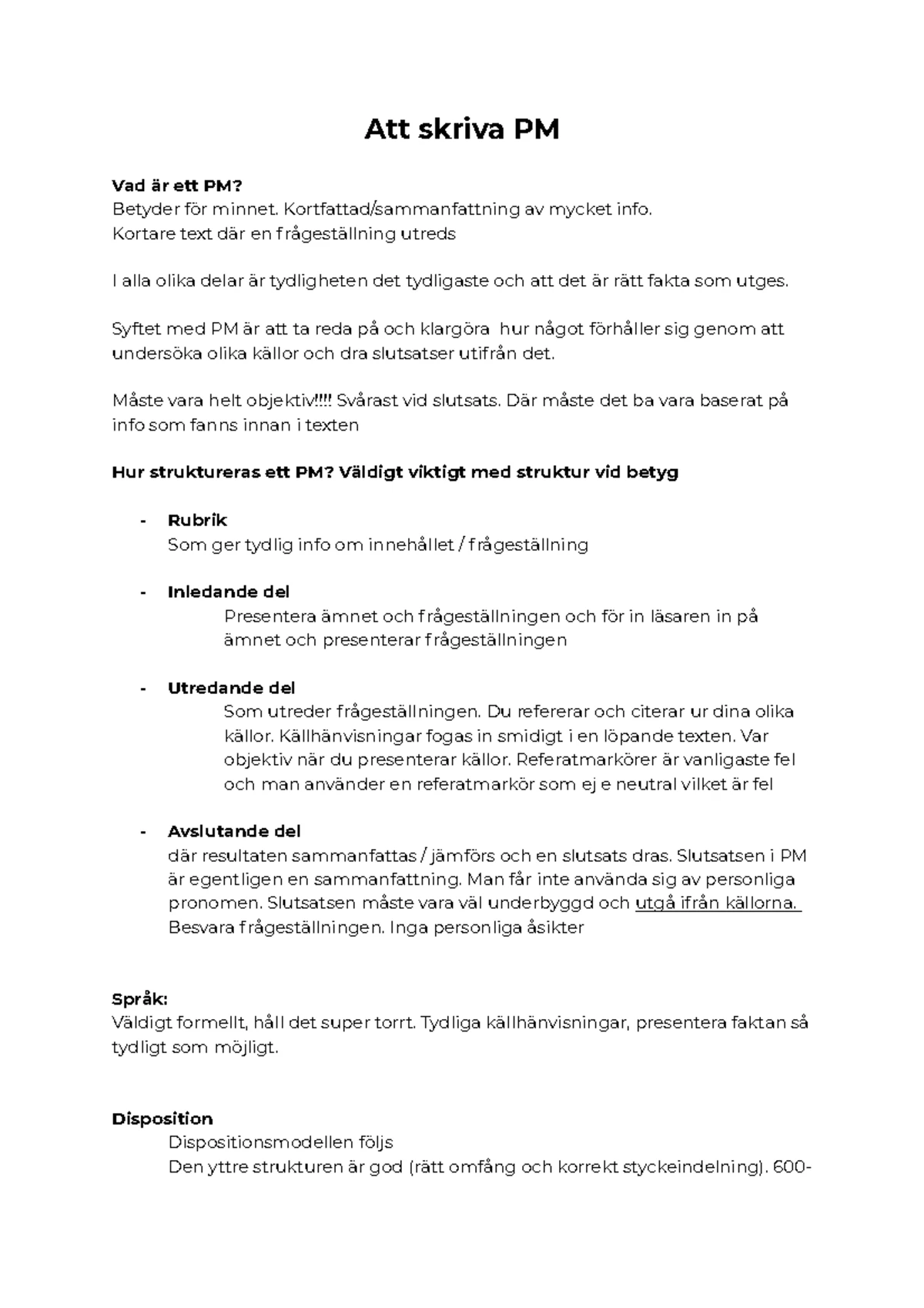 Huvudsats och bisats - Huvudsats och bisats: Det är viktigt att veta ...