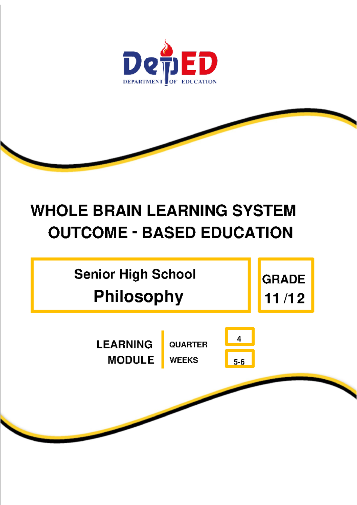 IPHP Q4 W 5 6 1 - None - WHOLE BRAIN LEARNING SYSTEM OUTCOME - BASED ...