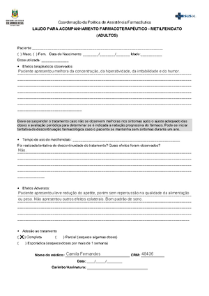 Teste RSQ-20 - 1 TESTE: SRQ 20 – SELF REPORT QUESTIONNAIRE. APLICAR O ...