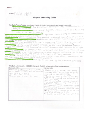 Apush Chapter 17 - Kevin aen Chapter 17 Reading Guide Key Create a list ...