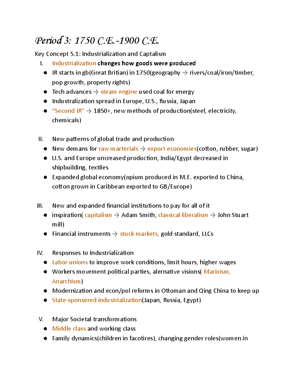 Fiveable AP World History(1750-1900) - Period 3: 1750 C.-1900 C. Key ...
