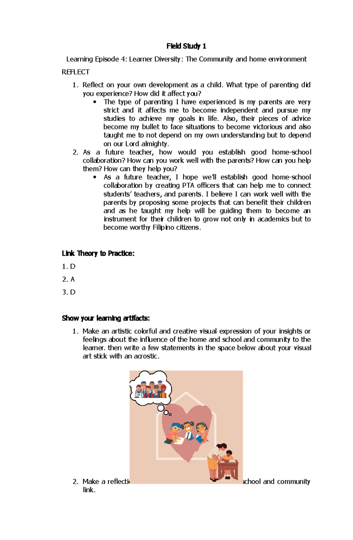 Field Study 1 ep4 done - Fs1 book - Field Study 1 Learning Episode 4 ...