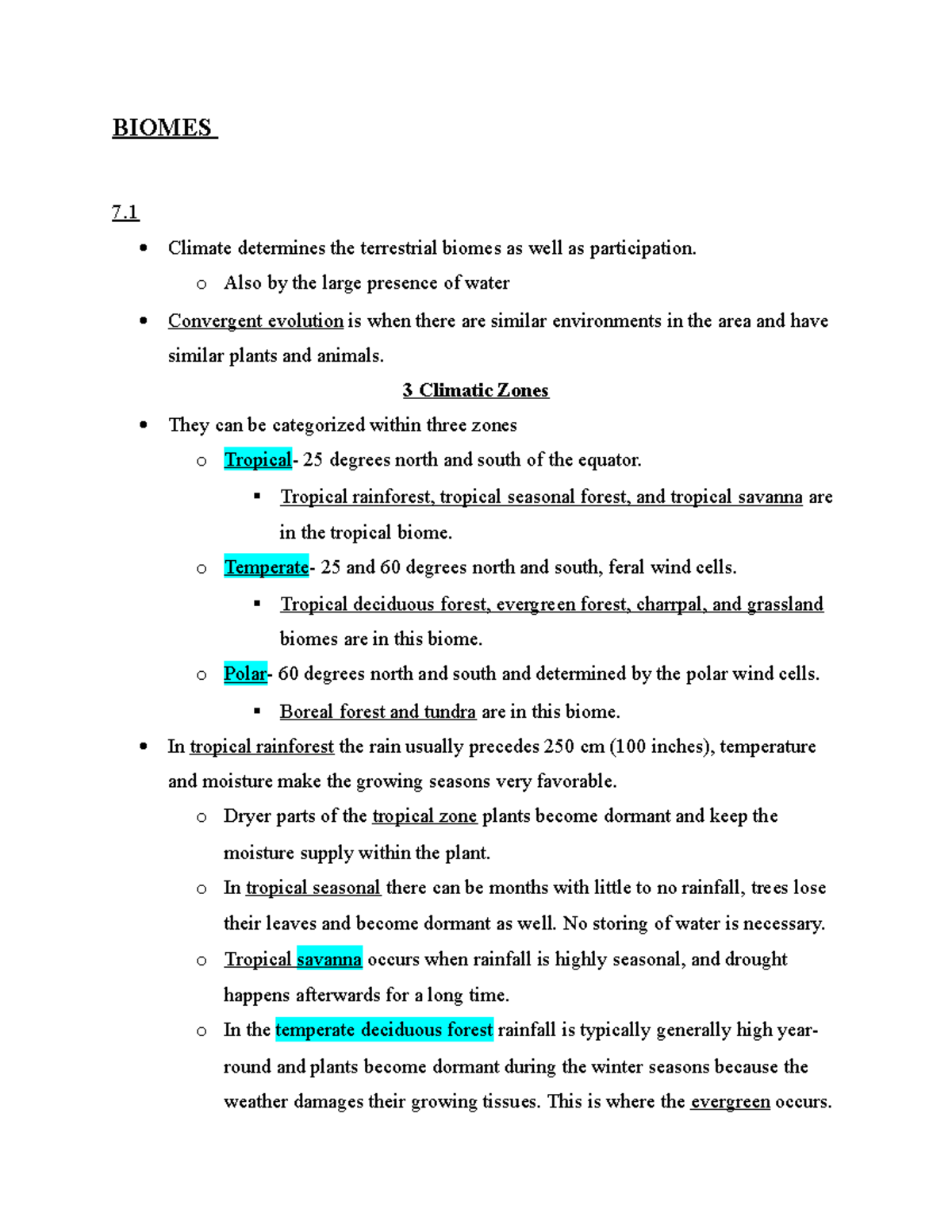 Biomes OF THE Earth - BIOMES 7. Climate determines the terrestrial ...