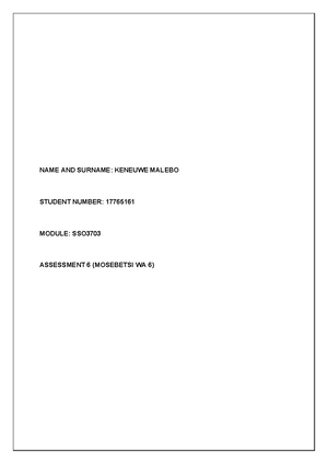 [Solved] Hlalosa hore fonetiki ke eng - Sesotho language (SSO2604 ...