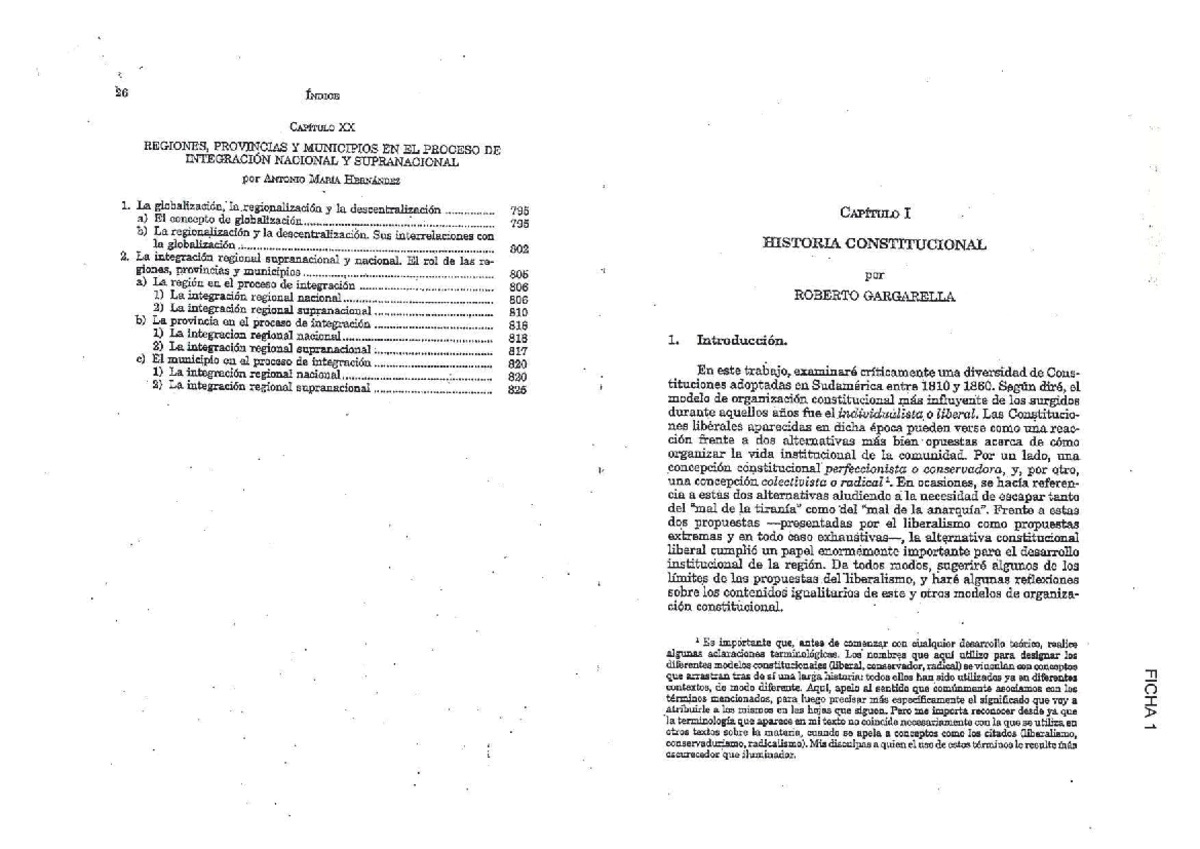 Gargarella Capítulo 1 Historia Constitucional Y Su Evolución Studocu