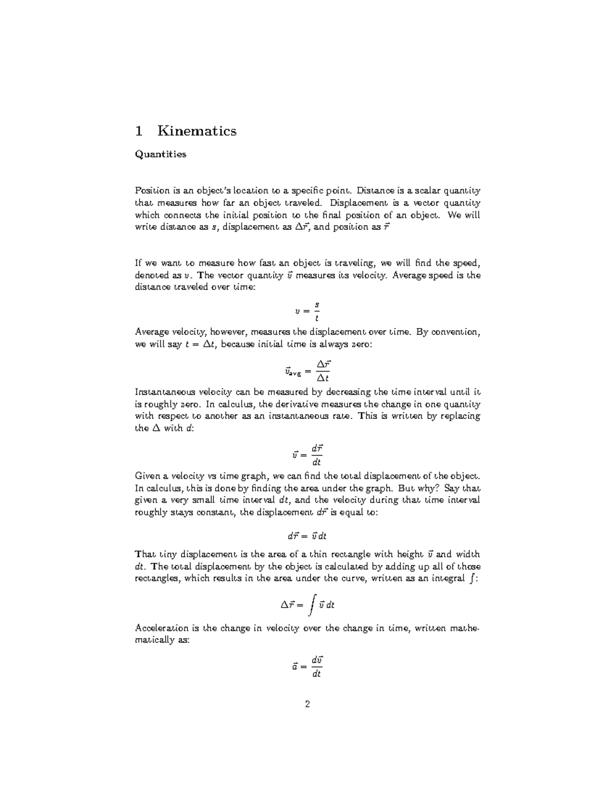 Translational Mechanics: Kinematics and Dynamics Overview - Studocu