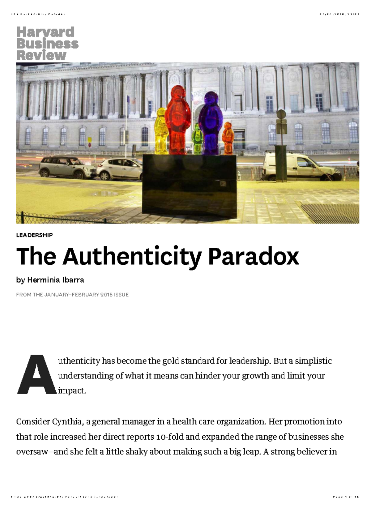 The Authenticity Paradox in Leadership 22:01 Insights and Challenges ...