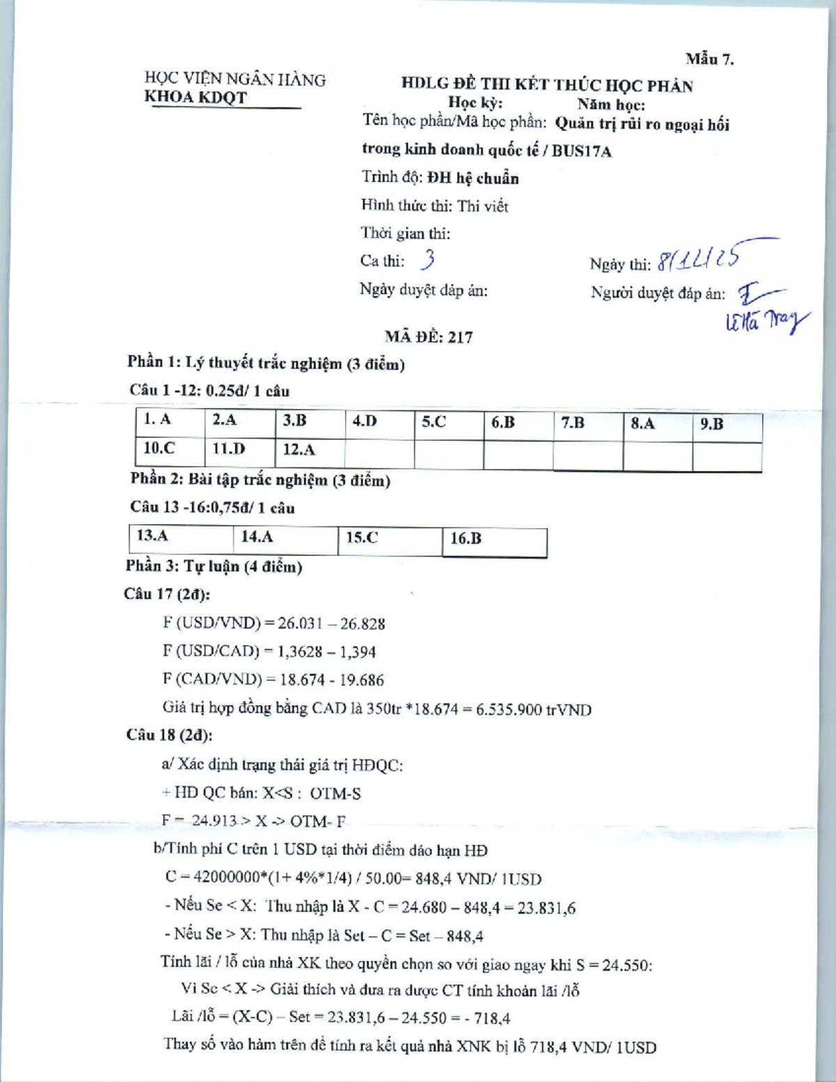 BUS17A - Final Exam Notes on Risk Management in Int'l Business - Studocu