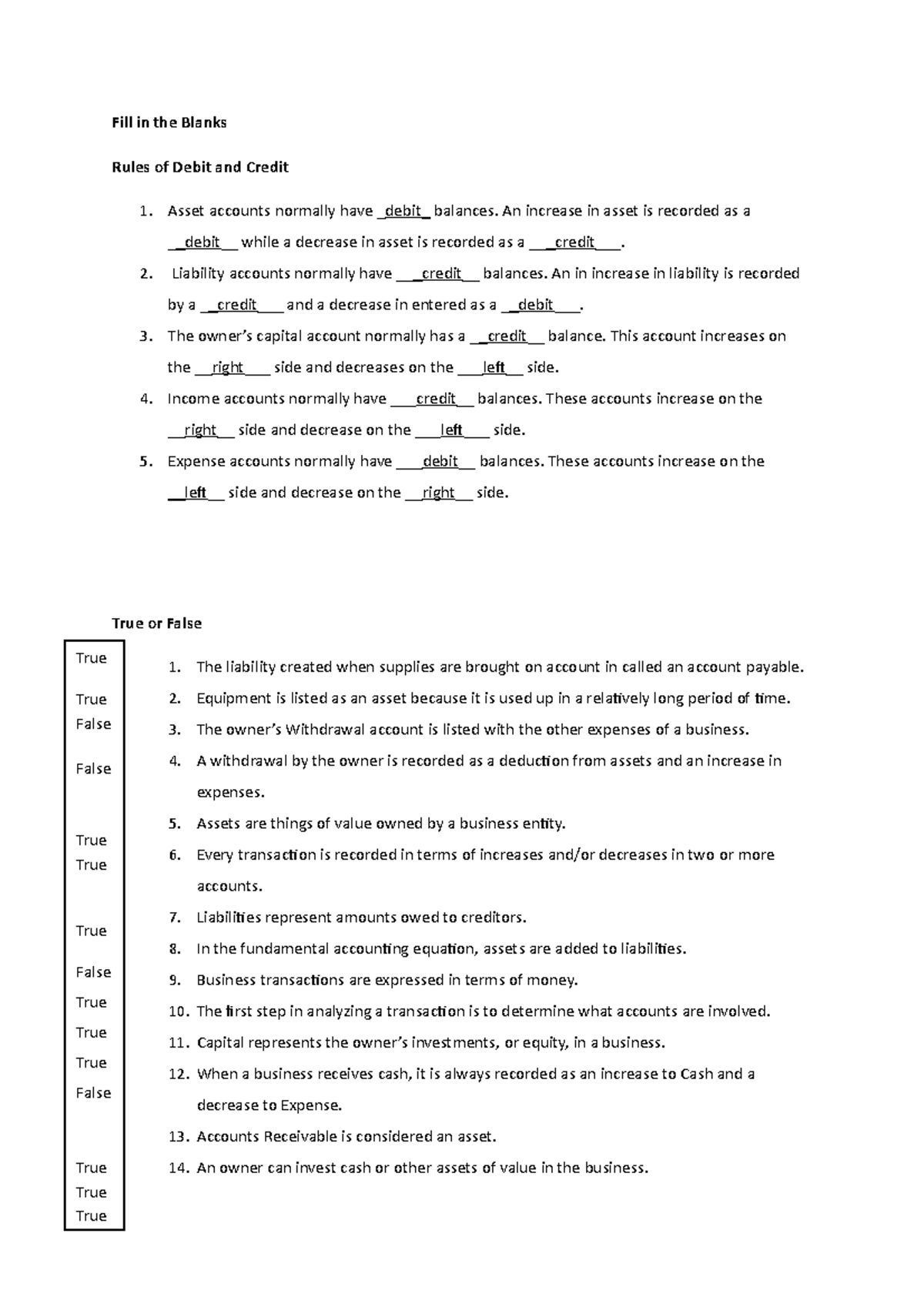 Group Assignment - Accountancy Concepts and Transactions by Prof Win ...