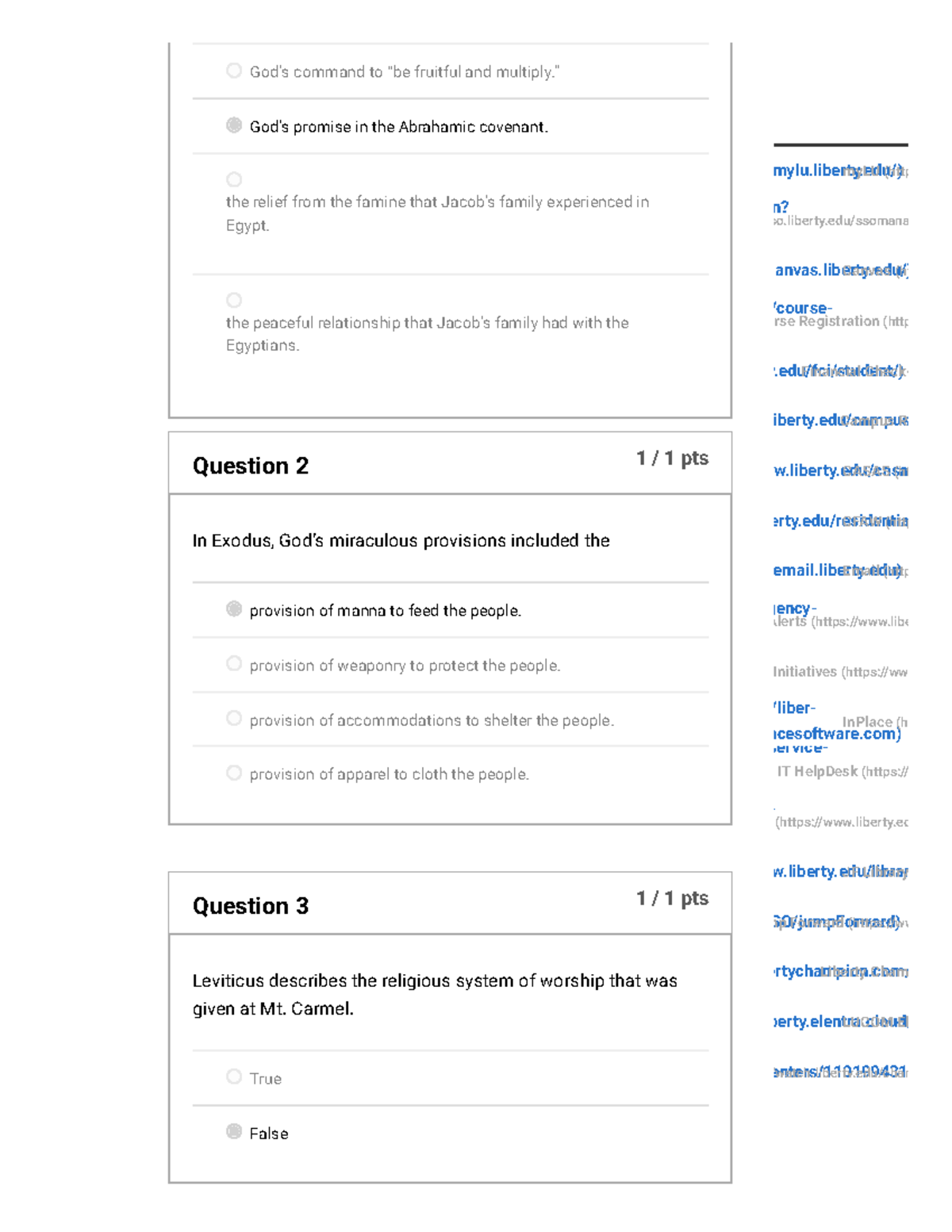 Quiz- The Bible, The Old Testament, and The Pentateuch - ####### God’s ...