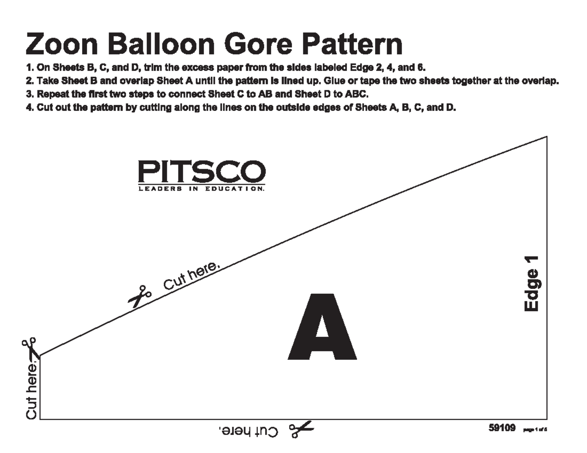 ZOON GORE 59109 - IPC Activity Instructions and Patterns Guide - Studocu