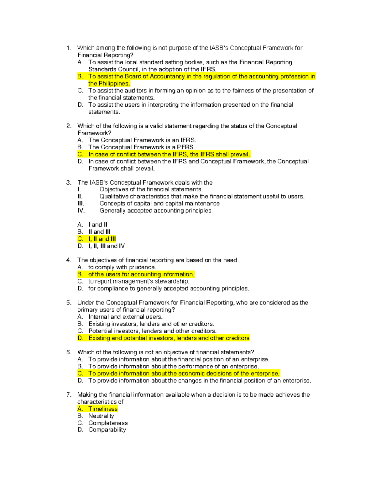 IASB Conceptual Framework for Financial Reporting: Key Insights and ...