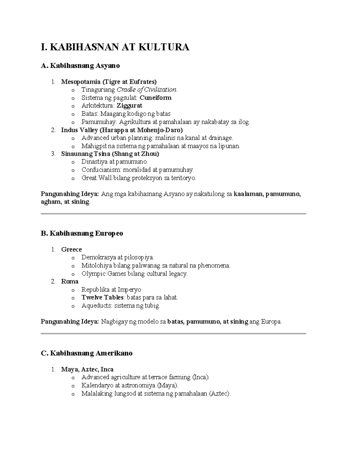 AP 6 Reviewer: Kasaysayan at Heograpiya ng Pilipinas (GEN 004) - Studocu