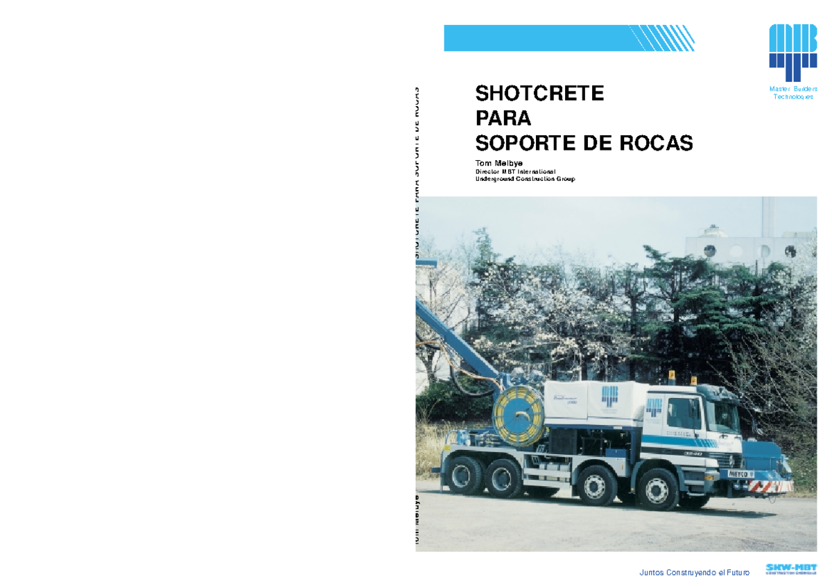 Shotcrete para soporte de rocas - Tom Melbye - 1994 - Underground ...